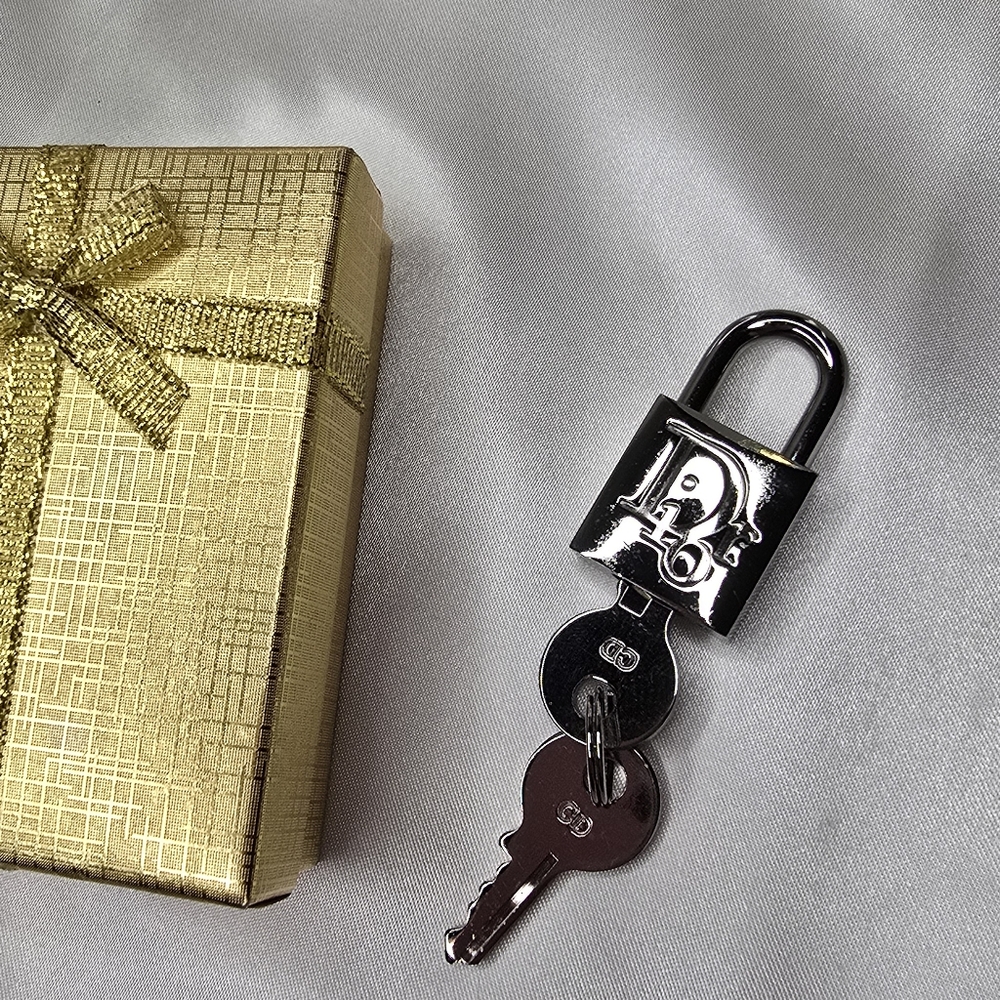 Rare Dior Darker Silver Padlock & Key Set! - Gem